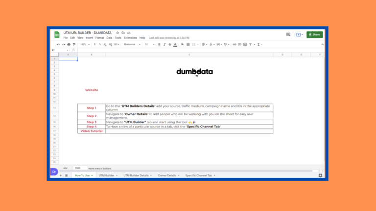 implementation worksheet - DumbData