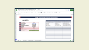 implementation worksheet - DumbData