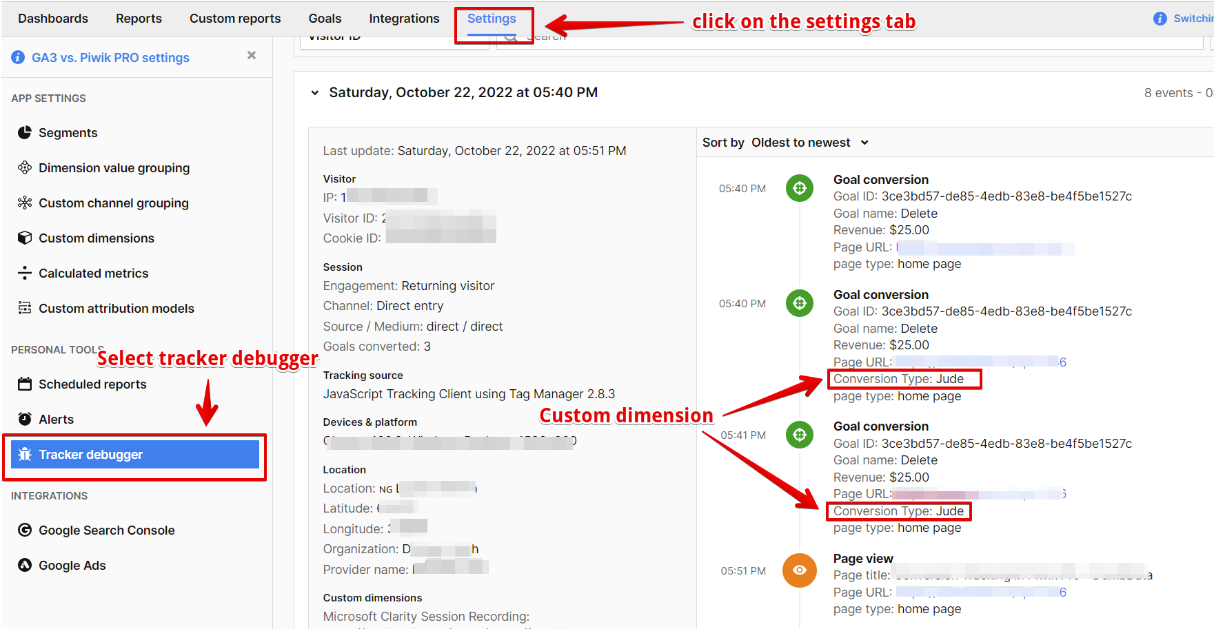 Conversion Tracking In Piwik Pro