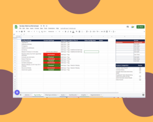 Yandex Metrica Implementation Worksheet - DumbData