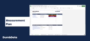 Measurement Plan Worksheet - DumbData