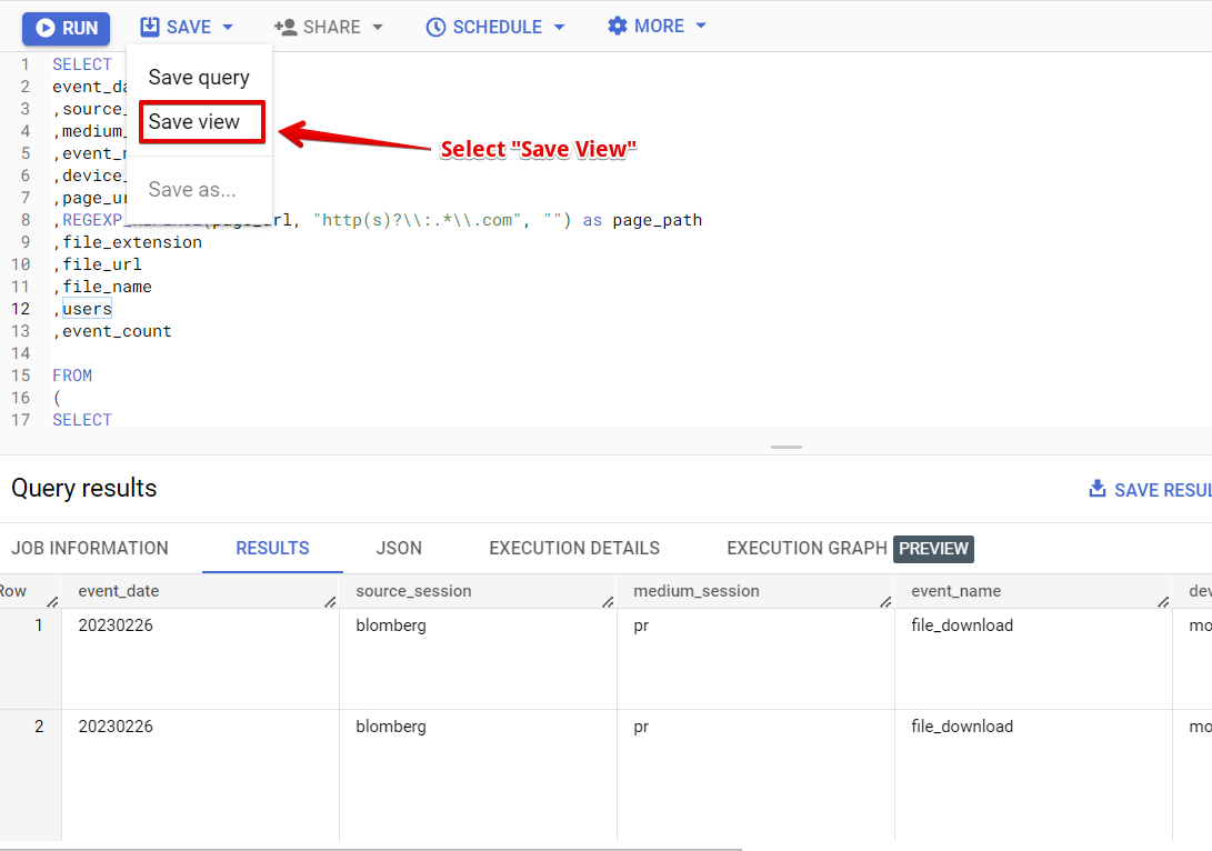 GA4 File Download Event Analysis In Big Query + Looker Studio