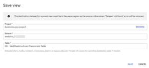 Real-time Reporting In GA4 Using Big Query and Looker Studio – Part 1 ...