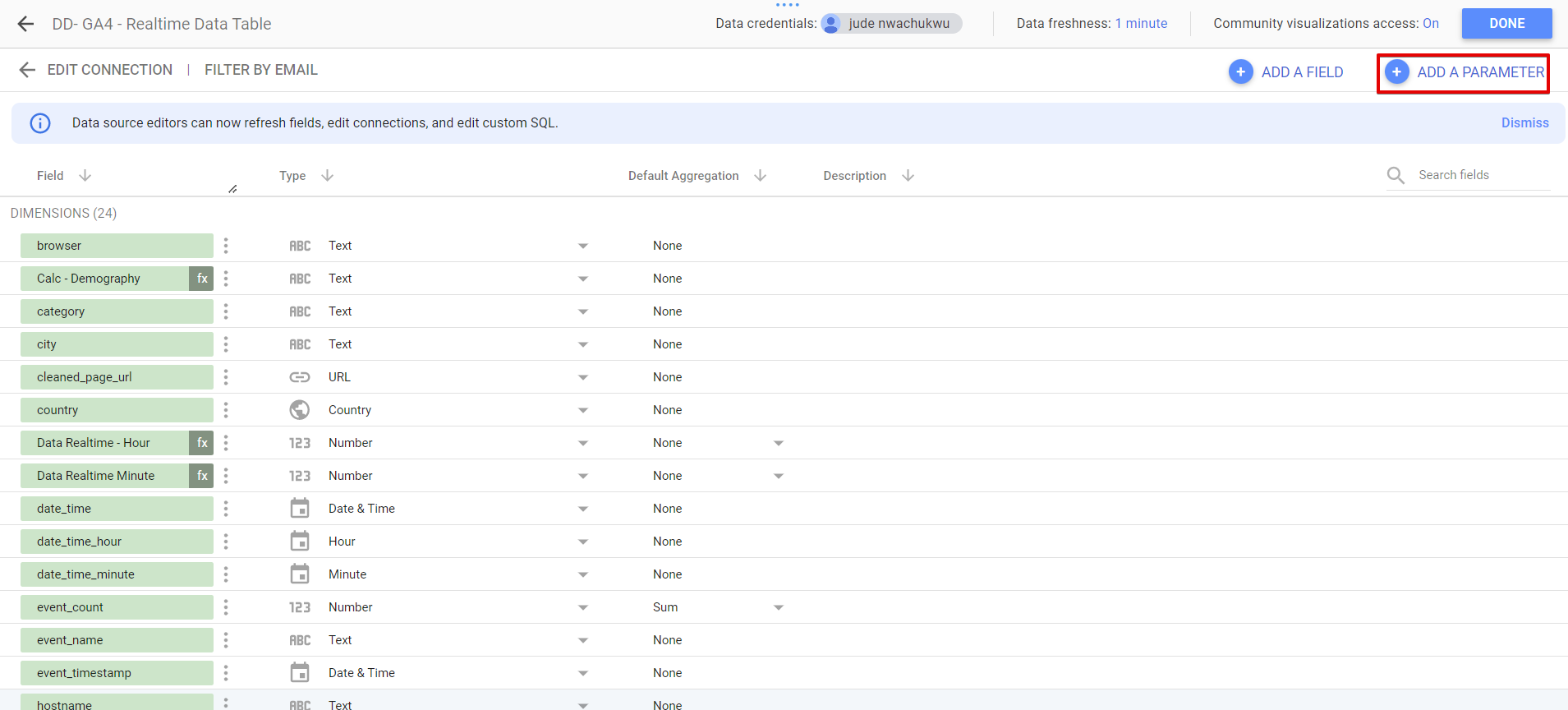 Real-time Reporting In GA4 Using Big Query and Looker Studio - Part 2