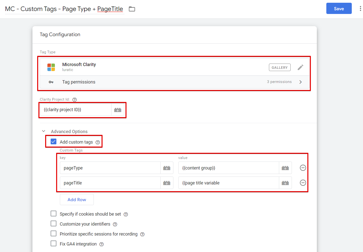Understanding "Custom Tags" in Microsoft Clarity