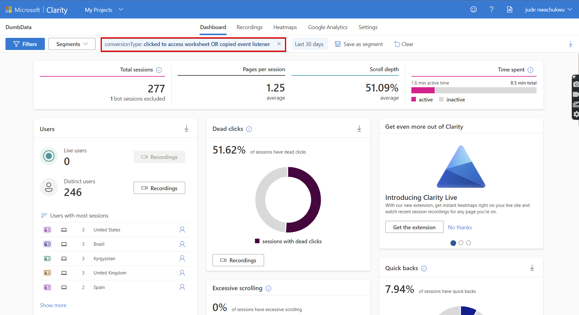 Understanding "Custom Tags" in Microsoft Clarity