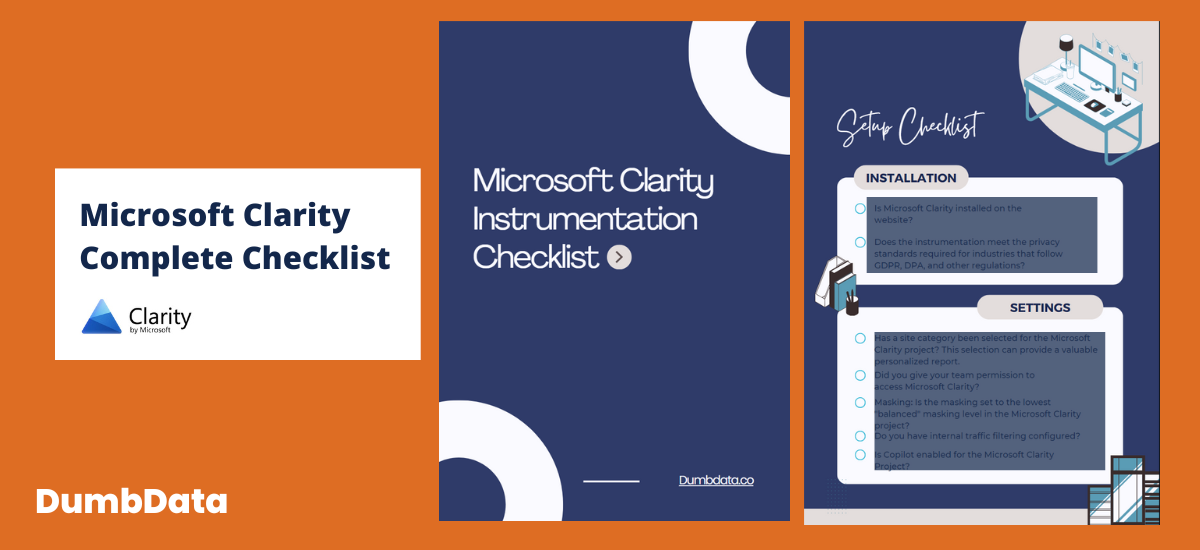 Microsoft Clarity Setup Checklist - DumbData