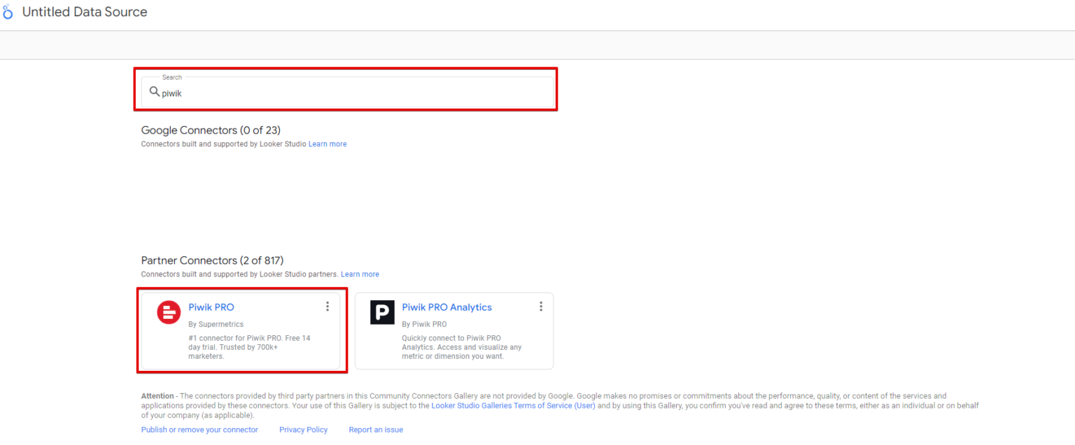 How To Connect Piwik Pro To Looker Studio & Google Sheets