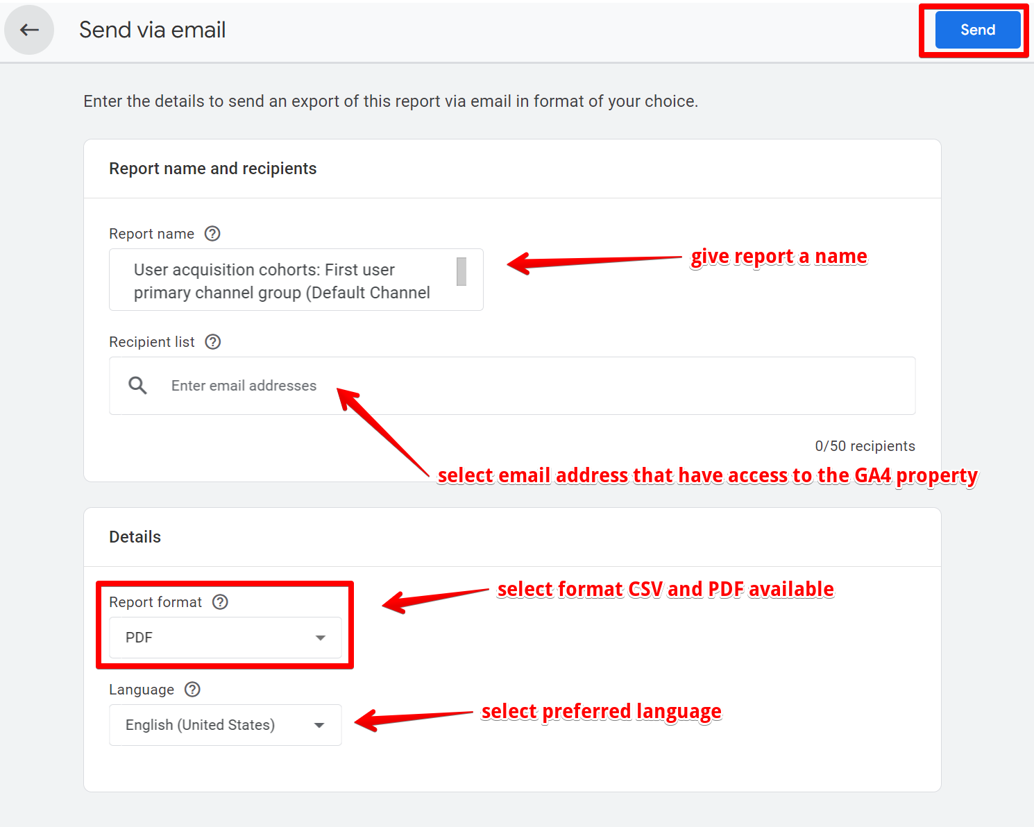 How to share Google Analytics (GA4) Reports (All Options Covered)