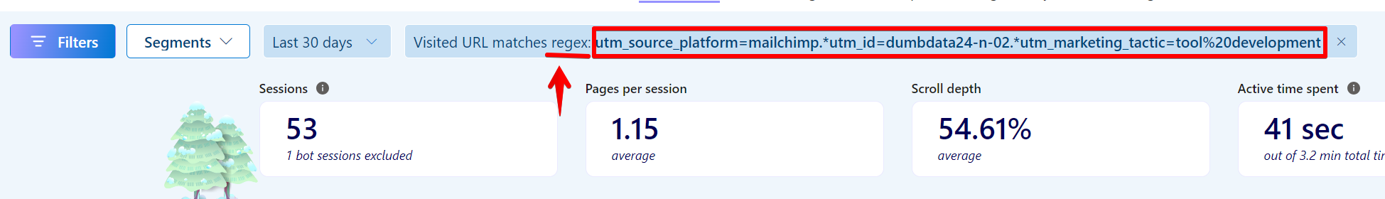 Filtering By UTMs and Exclusive GA4 UTMs In Microsoft Clarity