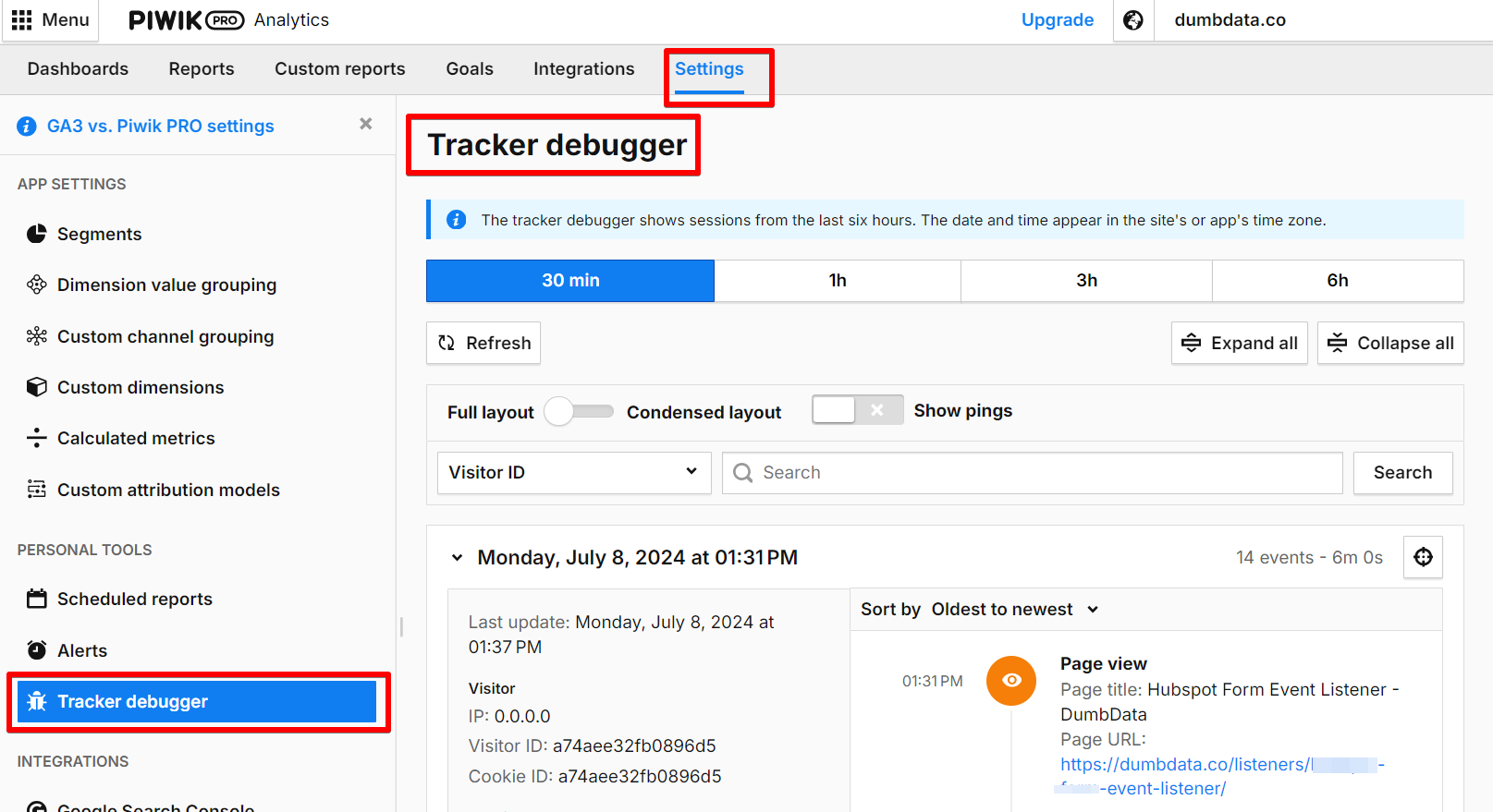 Piwik Pro Real-Time Dashboards for Real-time Reporting + Insights