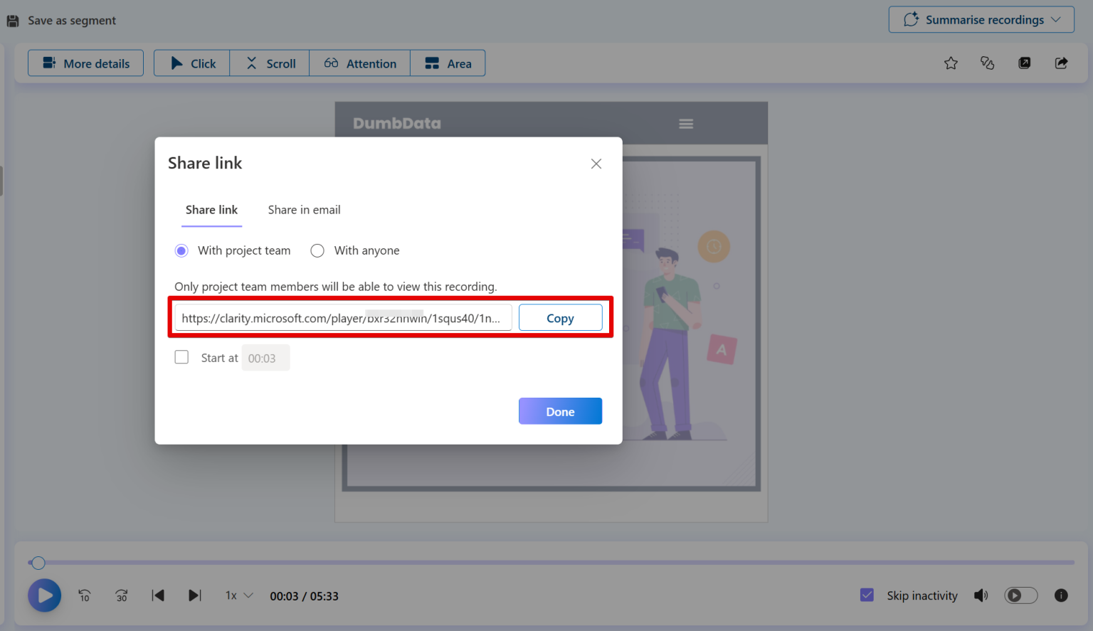 Retrieve Microsoft Clarity Session Playback URLs with or w/o GTM